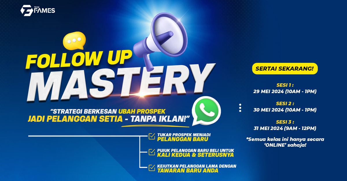 Special Offer: Kit Template Follow Up Mastery - Fatomate