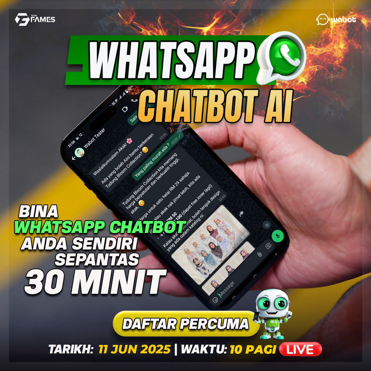 Kelas Online Whatsapp Chatbot Ai X ChatGPT - Fatomate