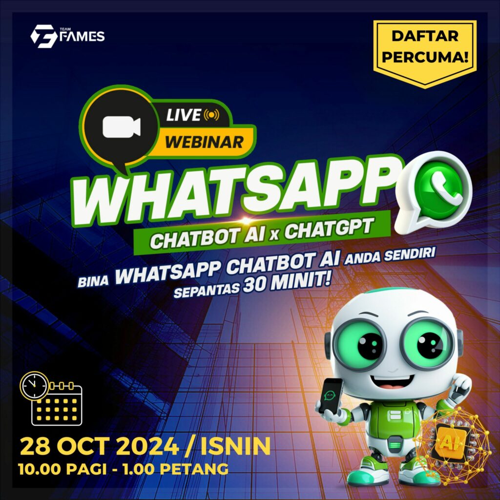 Rakaman Kelas Chatbot Ai (Evergreen) - Fatomate