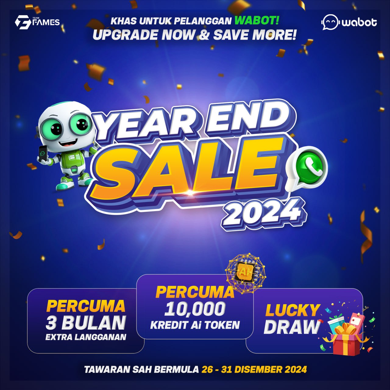 Wabot Year End Sale 2024