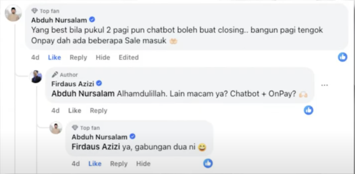 OTO Kelas Whatsapp Chatbot Ai Baharu Bermula 8 Mei - Fatomate